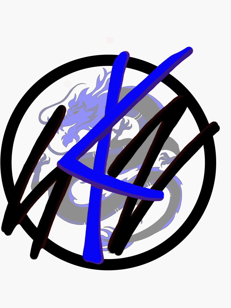 "Stray Kids Blue Logo" Sticker by Kyrgy9 | Redbubble