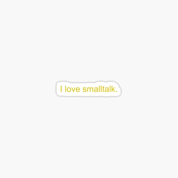 Smalltalk Stickers | Redbubble
