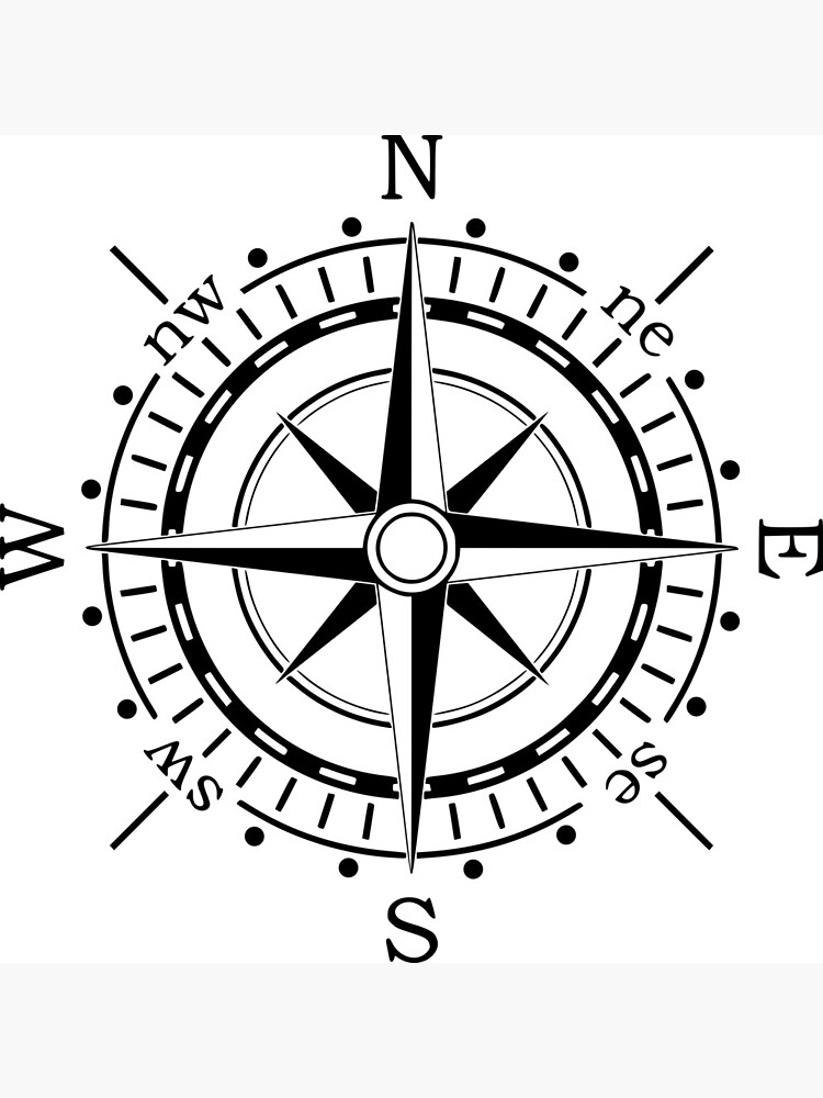 "Compass / compass" Poster by 0810x04532 | Redbubble