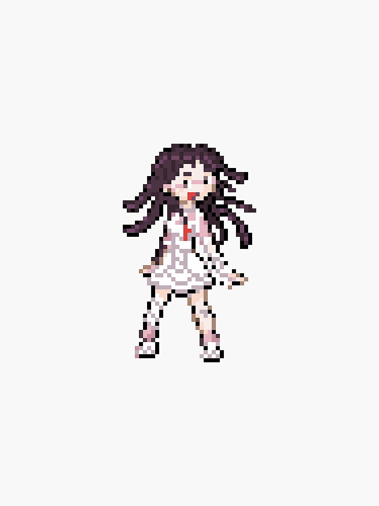 "Mikan Tsumiki Pixel Sprite" Sticker for Sale by cfllightbulb | Redbubble