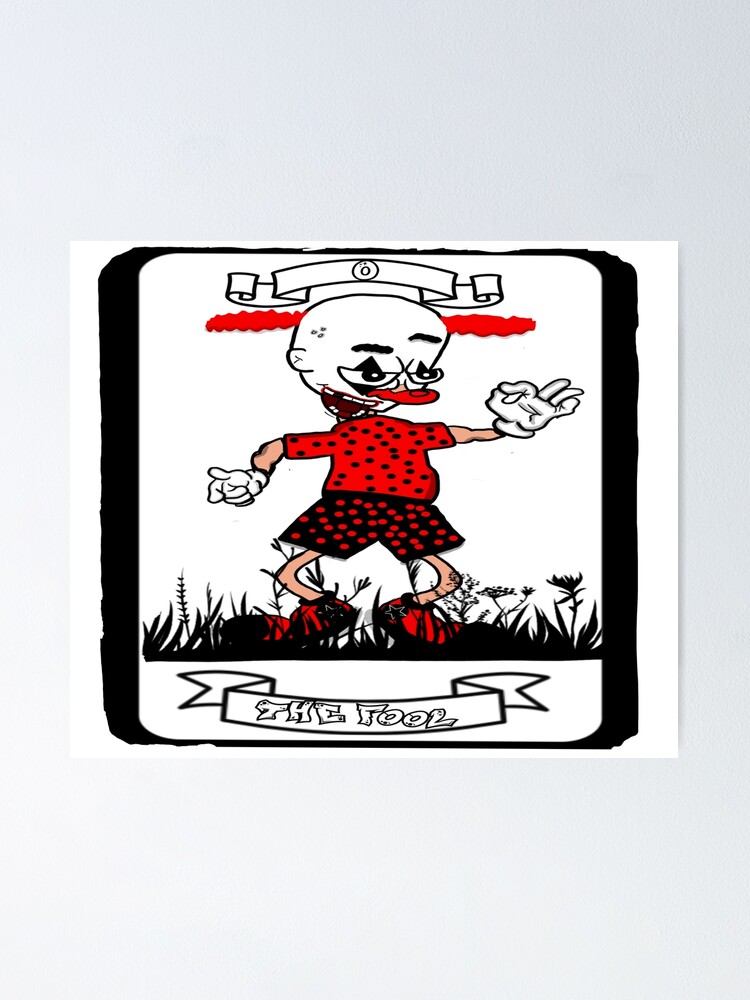 "The fool" Poster for Sale by Pumpkinomalley | Redbubble