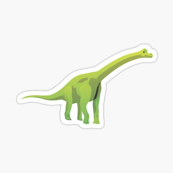 "Brachiosaurus Dinosaur" Sticker for Sale by NorseTech | Redbubble