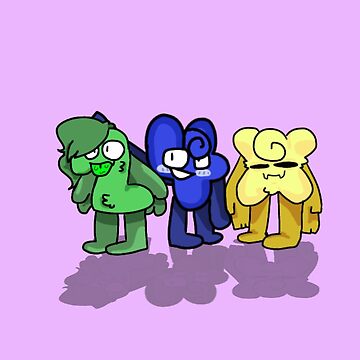 "The BFB number gang" Pin for Sale by Marliesart | Redbubble