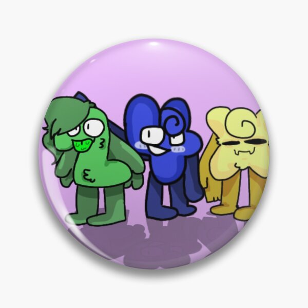 "The BFB number gang" Pin for Sale by Marliesart | Redbubble