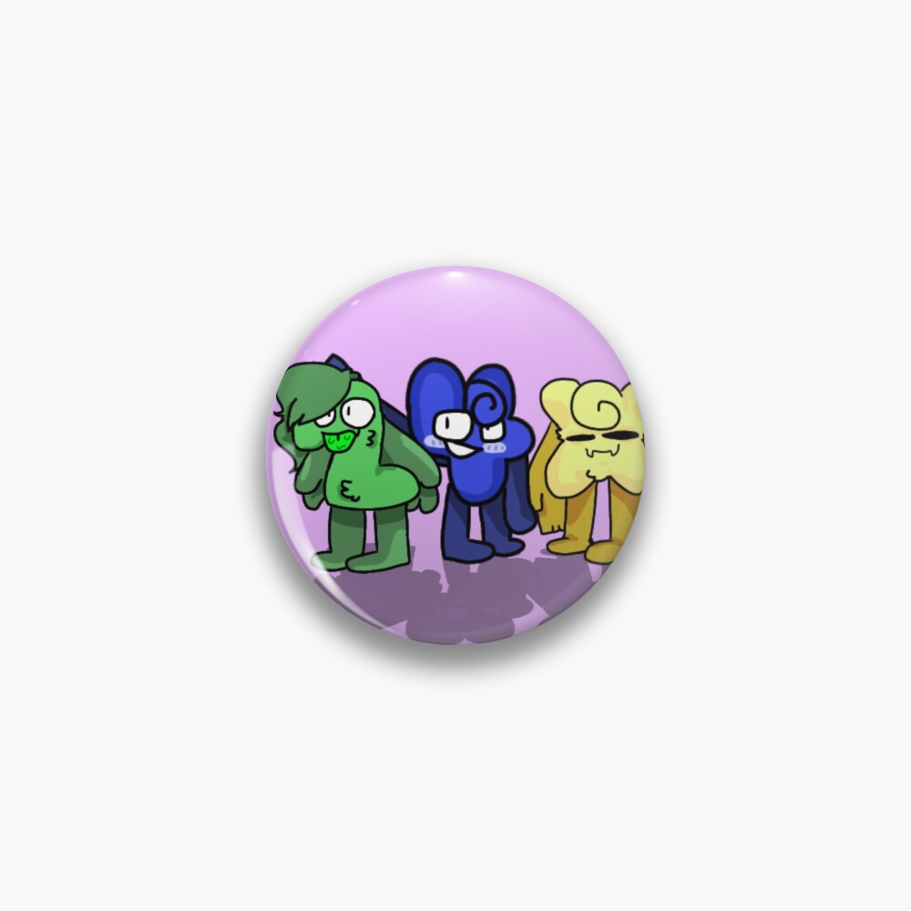 "The BFB number gang" Pin for Sale by Marliesart | Redbubble