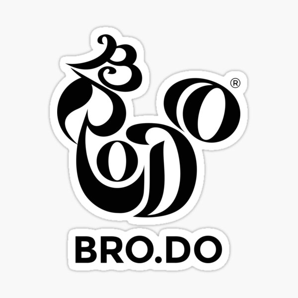 "LOGO BRODO MASTER" Sticker for Sale by BuyLogoz | Redbubble