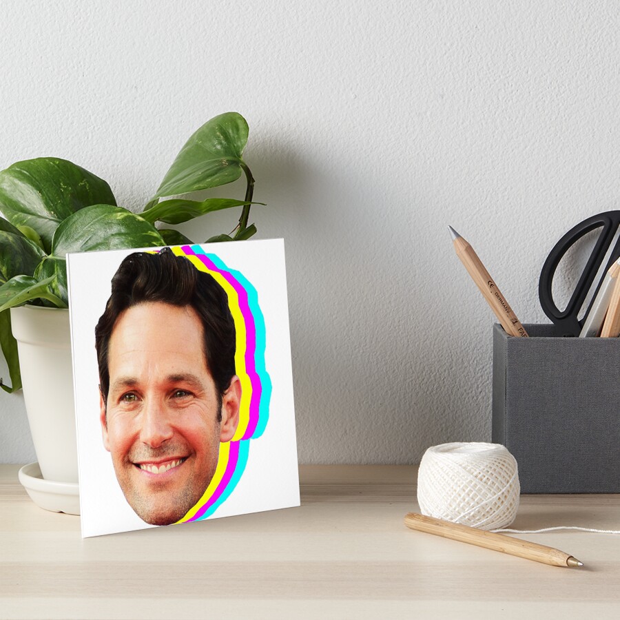"Paul Rudd Sticker " Art Board Print for Sale by ShiiinkySenwa | Redbubble