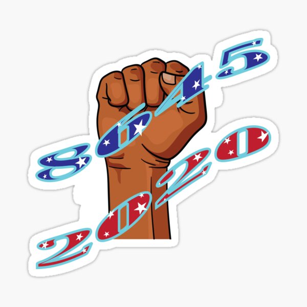 "BLM 8645" Sticker by 3AGOnlineStore | Redbubble