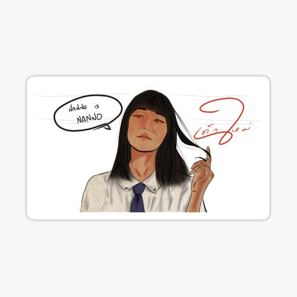 "Girl From Nowhere (Nanno colored)" Sticker for Sale by xyrus | Redbubble