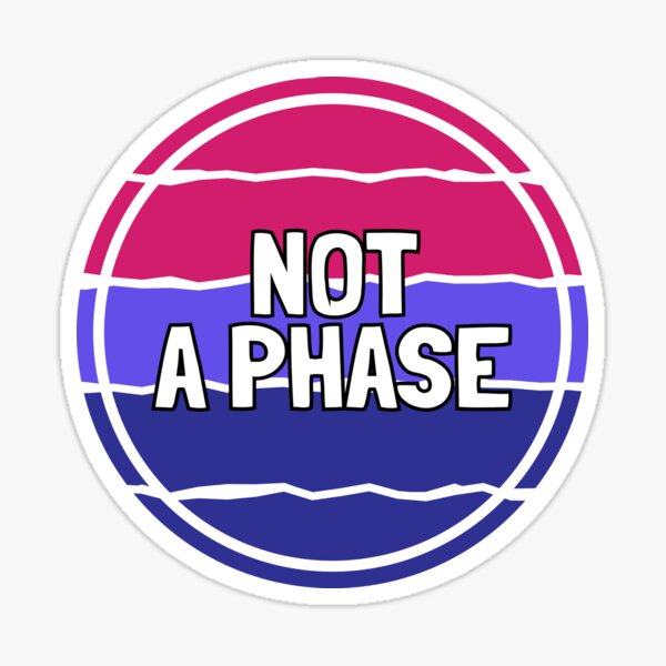 "Not A Phase" Sticker for Sale by Lightfield | Redbubble