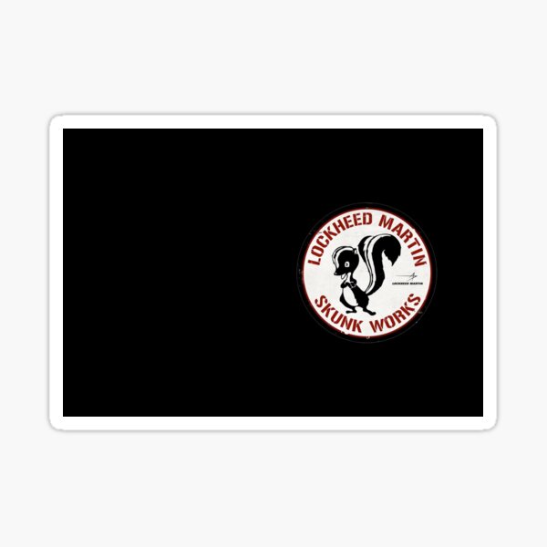 "SkunkWorks" Sticker for Sale by standardfried | Redbubble