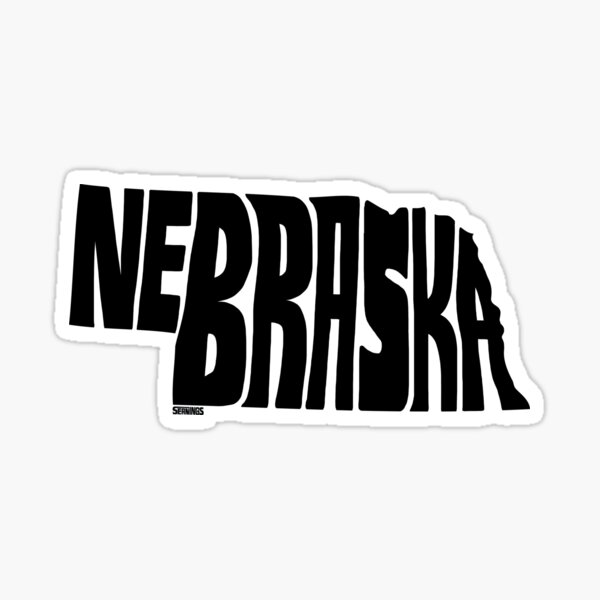 "Nebraska" Sticker for Sale by seaning | Redbubble