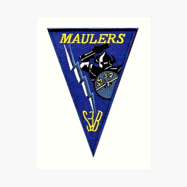 "VS-32 Maulers (S3B Logo)" Art Print for Sale by Quatrosales | Redbubble