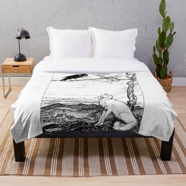 "Arthur Rackham Aesop's Fables - The Fox & The Crow - edwardian ...