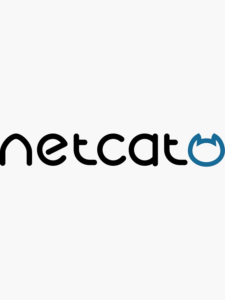 "Netcat Full Logo" Sticker for Sale by TheSenate | Redbubble
