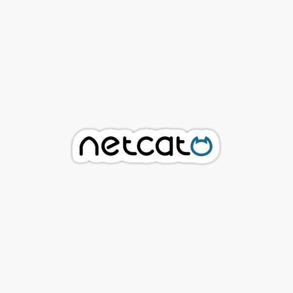 "Netcat Full Logo" Sticker for Sale by TheSenate | Redbubble