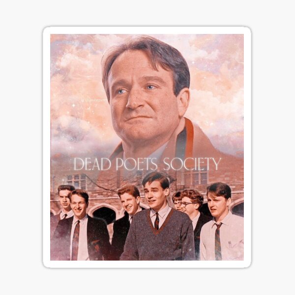 "Dead Poets Society Poster" Sticker for Sale by Gothicrelics | Redbubble