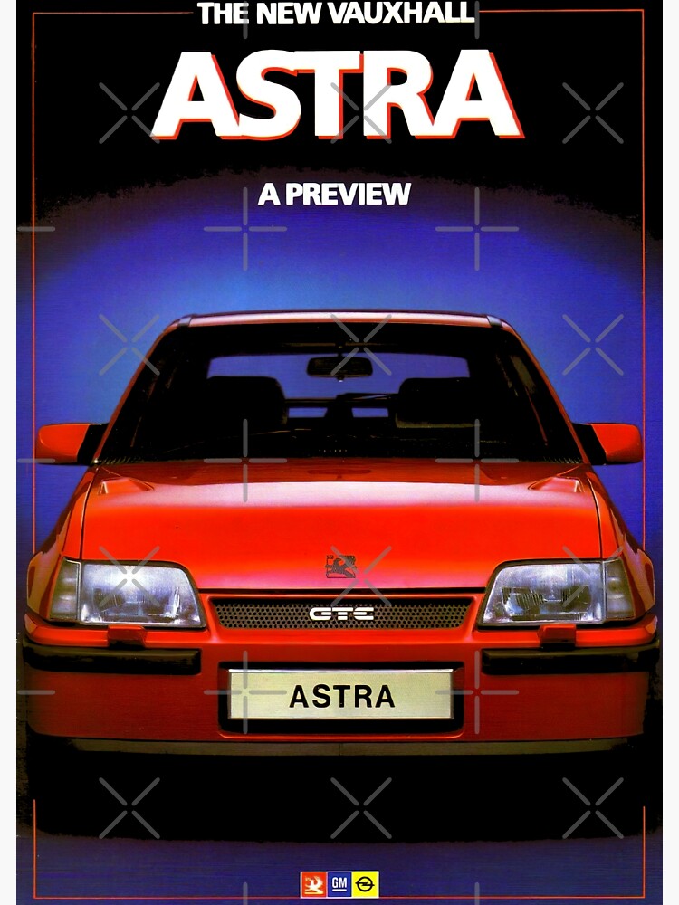 "VAUXHALL ASTRA GTE" Sticker by ThrowbackM2 | Redbubble