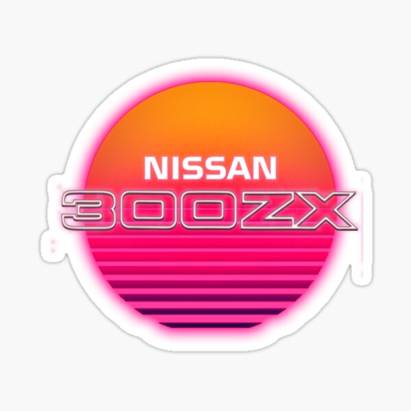 "Nissan 300zx Outrun Emblem" Sticker for Sale by lithoman2 | Redbubble