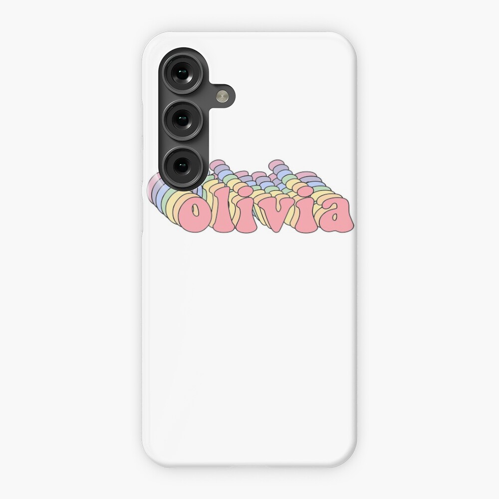 "olivia name sticker" Sticker for Sale by youtubemugs | Redbubble