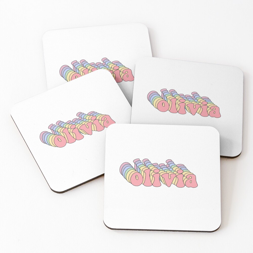 "olivia name sticker" Sticker for Sale by youtubemugs | Redbubble