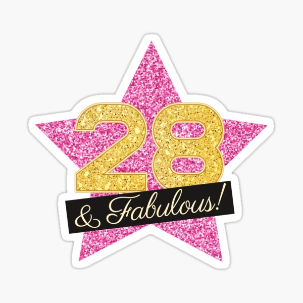 28th Birthday Stickers | Redbubble
