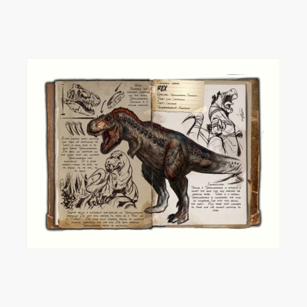 "Ark T-Rex" Art Print by javilopezmihi | Redbubble