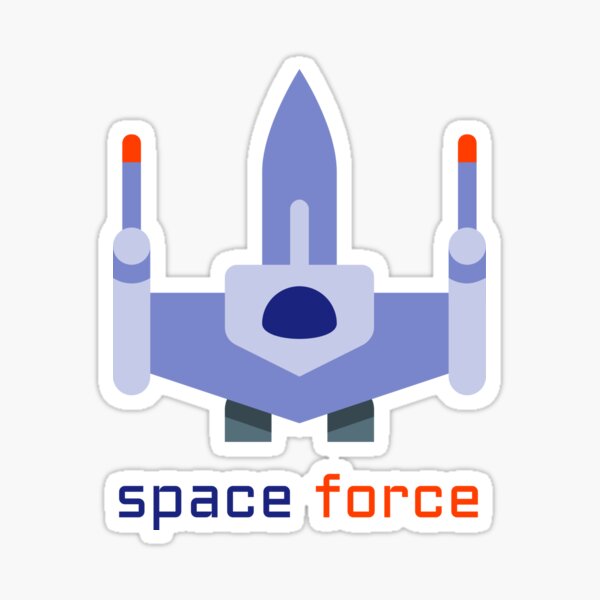 "Space Force!" Sticker for Sale by sfm-pod | Redbubble