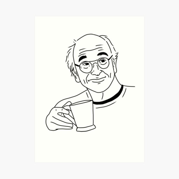 "Larry David" Art Print for Sale by lme30 | Redbubble
