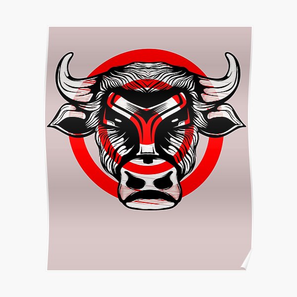 "Bullseye Real Bull" Poster for Sale by minhduc | Redbubble