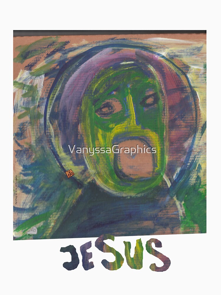 "Jesus Screaming (Original Painting by ACCI)" T-shirt for Sale by ...