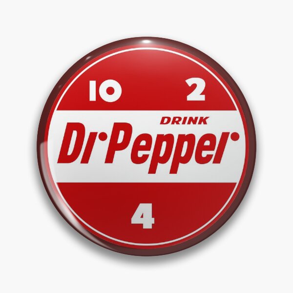 "1950's Dr Pepper" Pin for Sale by Bloxworth | Redbubble