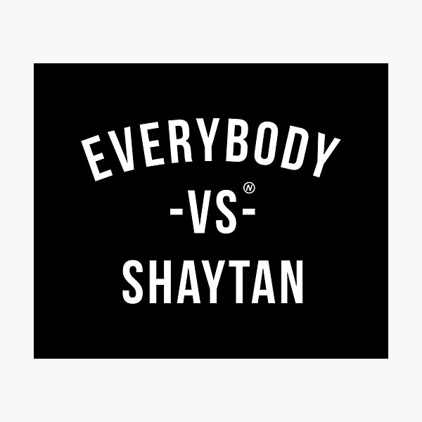 Lámina fotográfica «Todos contra Shaytan - Recordatorio de obras de ...