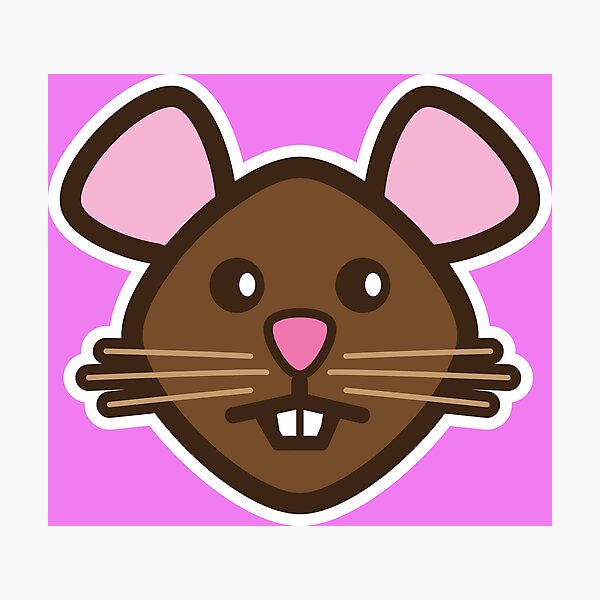 "Da ist eine Maus im Haus" Fotodruck von Bubsart78 | Redbubble