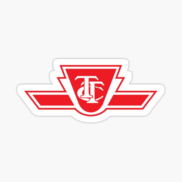 "Toronto Transit Logo" Sticker for Sale by in-transit | Redbubble