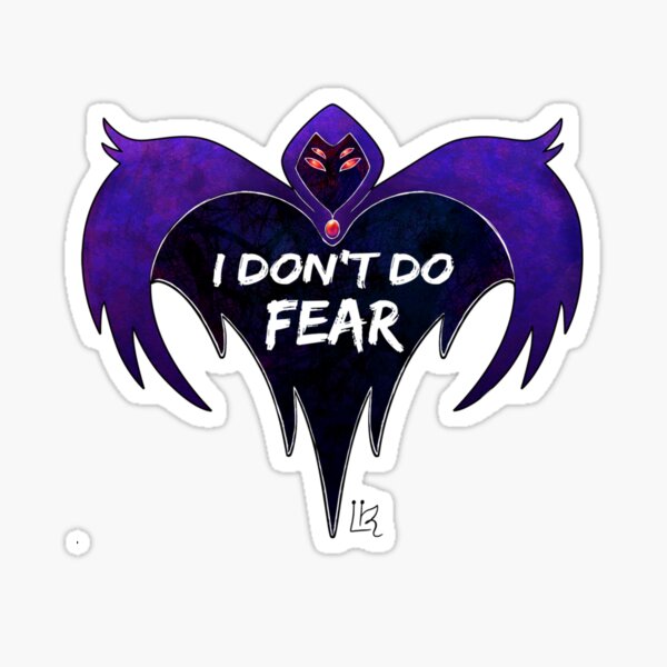 "Fear" Sticker for Sale by victoralexis7 | Redbubble