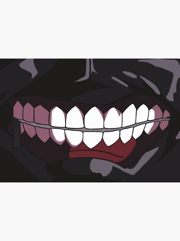 "Tokyo Ghoul - Ken Kaneki Face Mask" Sticker for Sale by Gregsaur ...