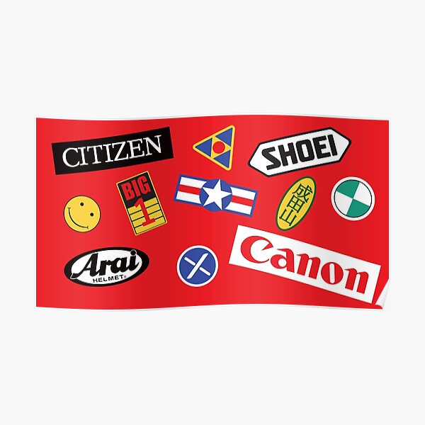 "Akira Bike Decals" Poster by isacrosta | Redbubble