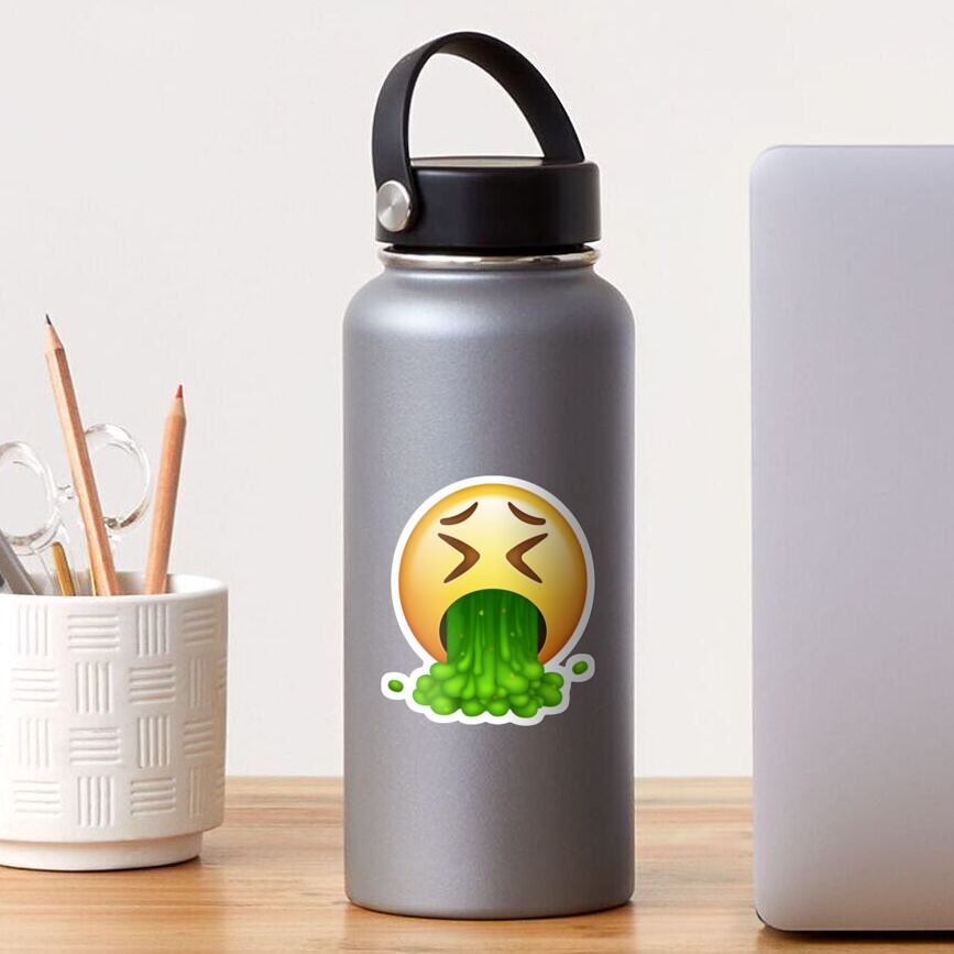 "Puke Emoji" Sticker for Sale by AlbertWu | Redbubble