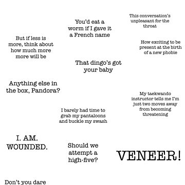 "Frasier Quote Sticker Pack" Sticker for Sale by PanhandlePrints ...