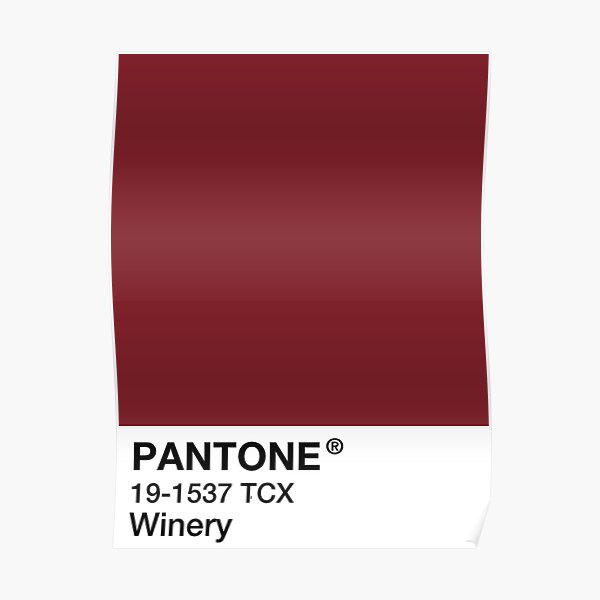 Brick Red Pantone Posters | Redbubble