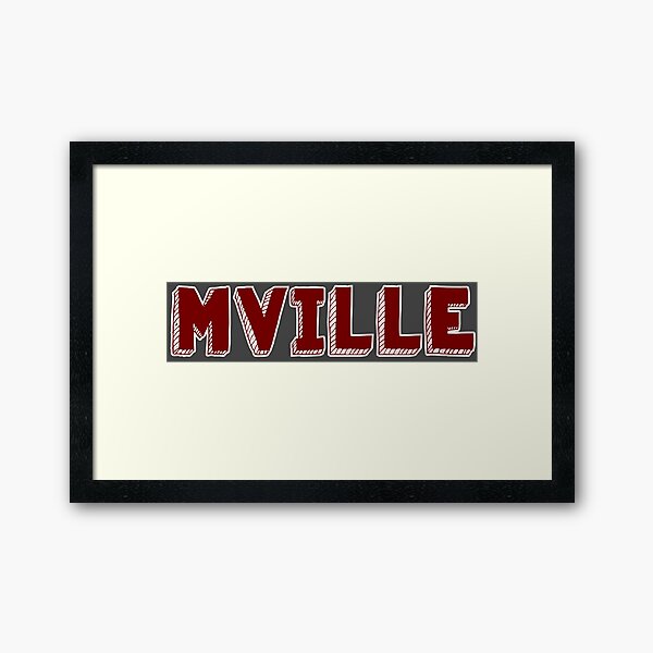 Manhattanville College Mville Valiants Framed Prints | Redbubble