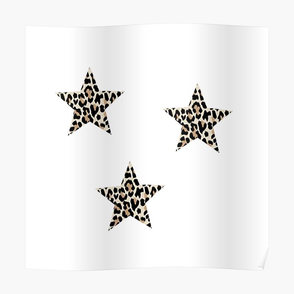 "Cheetah Print Sticker Pack" Poster by imani-nicole | Redbubble