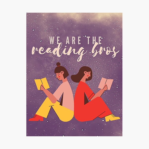 "Reading bros" Photographic Print for Sale by Faeblehoarder | Redbubble
