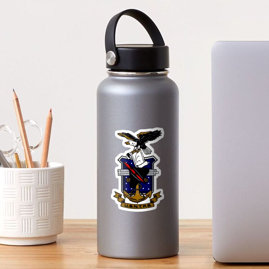 "Test Pilot School (USNTPS) Crest" Sticker for Sale by Quatrosales ...