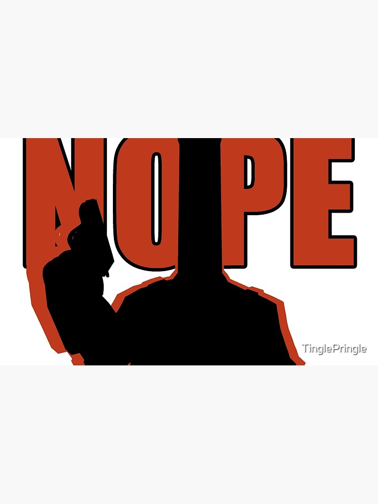 "RED "NOPE" Engineer - Team Fortress 2" Coffee Mug for Sale by ...