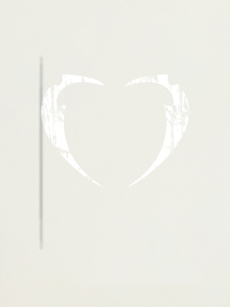 "Lil' Miss Rarity Heart Brand (White)" Photographic Print by EP-777 ...