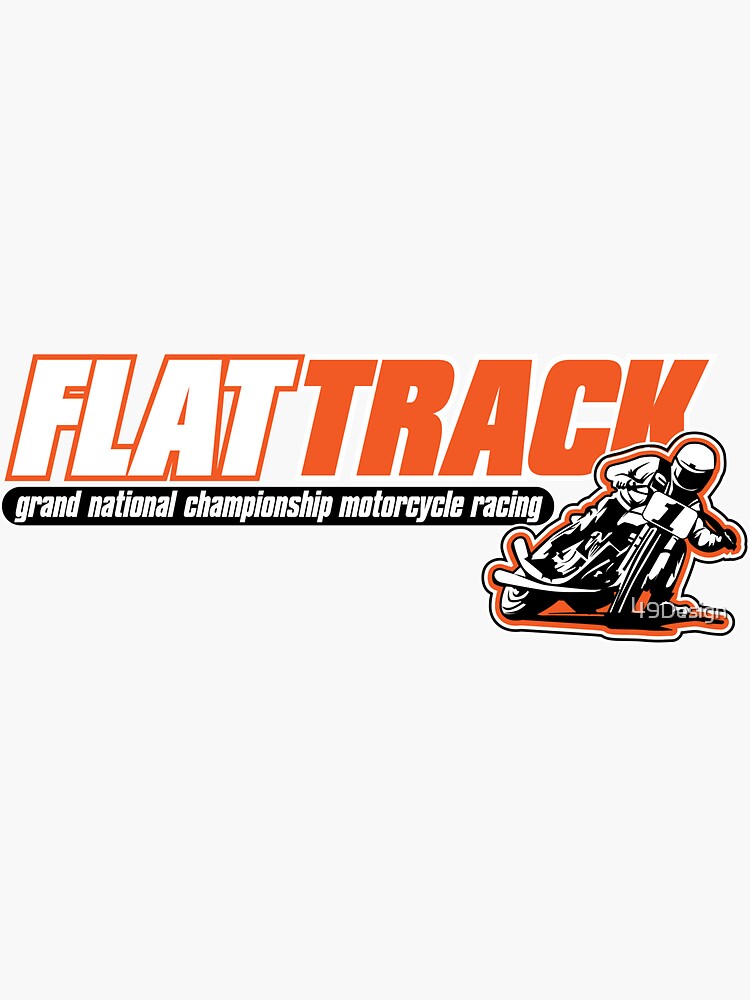"Flat Track-Grand Nat'l Championship Racing " Sticker for Sale by ...