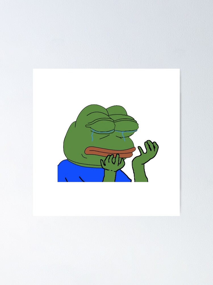 "Pepe Hands Meme " Poster for Sale by starlighttshop | Redbubble