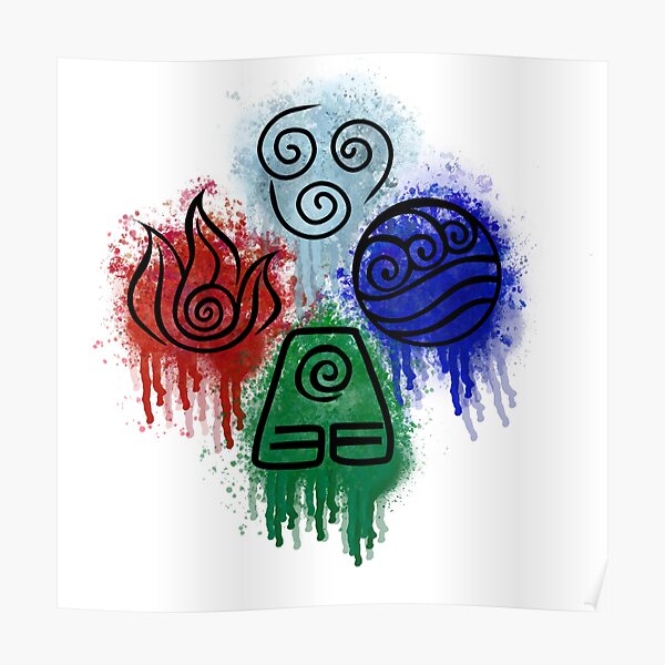 "Bending Symbols" Poster by Heyitsk-co | Redbubble
